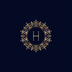 Fancy H Letter Vector Images (62)