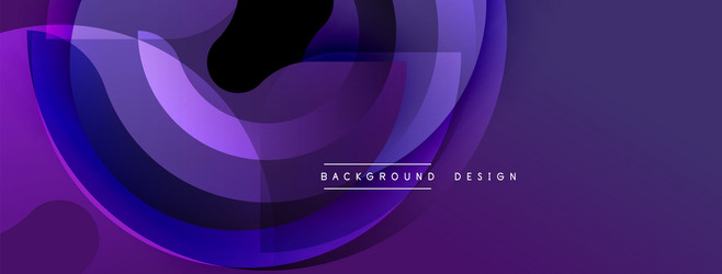 Abstract purple layers create flowing shapes Vector Image