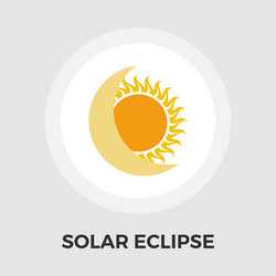 Diagram showing solar eclipse on earth Royalty Free Vector