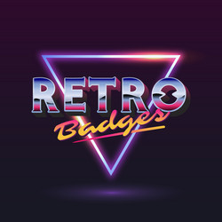 Retro Neon Vector Images (over 100,000)