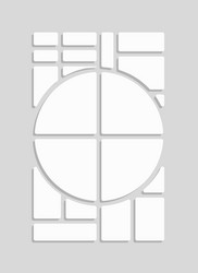 Template collage of twenty frames images photo Vector Image