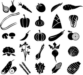 Waste types icon set Royalty Free Vector Image