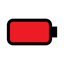 Full Red Battery Bar Vector Images (over 270)