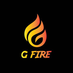 Letter G in Fire Flame Icon Vector Images (over 220)