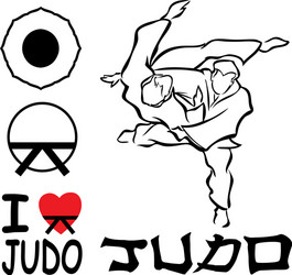 Judo Royalty Free Vector Image - VectorStock