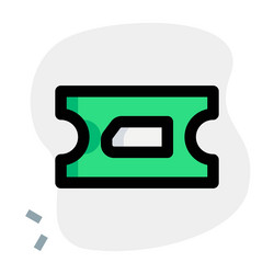 Pass for railway travel on a train Royalty Free Vector Image