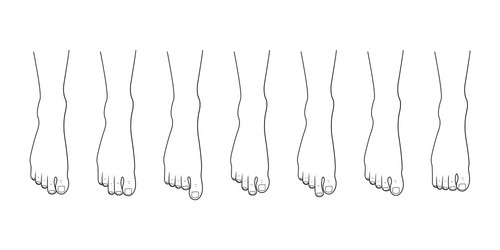 Foot Bottom Footprint Vector Images (over 120)