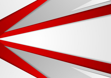 Abstract corporate red and grey background Vector Image