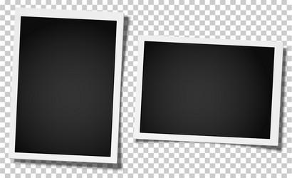 Two collages frames eight and five photo Vector Image