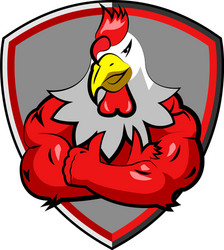 Muscle Rooster Vector Images (over 120)