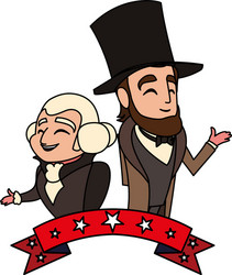 George Washington and Abraham Lincoln Vector Images (over 220)