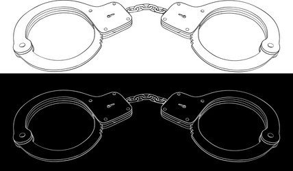 Handcuffs Outline Vector Images (over 3,700)