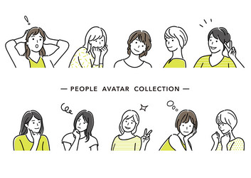 Avatars Outline Vector Images (over 36,000)