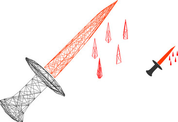 Web network sword icon Royalty Free Vector Image