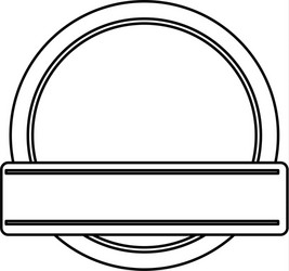 Blank label stamp Royalty Free Vector Image - VectorStock