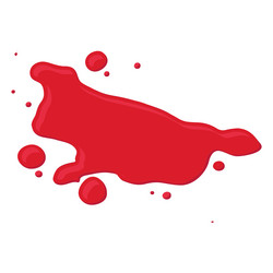 Blood splatter icon high quality Royalty Free Vector Image