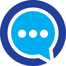 Telegram logo messenger icon realistic social Vector Image