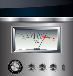 Vu meter set Royalty Free Vector Image - VectorStock