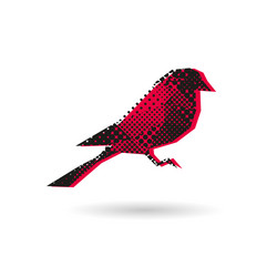 Bird abstract isolated Royalty Free Vector Image