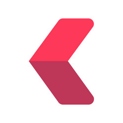 Business arrow red arrow pointing down Royalty Free Vector