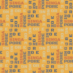 Singapore pattern seamless design Royalty Free Vector Image