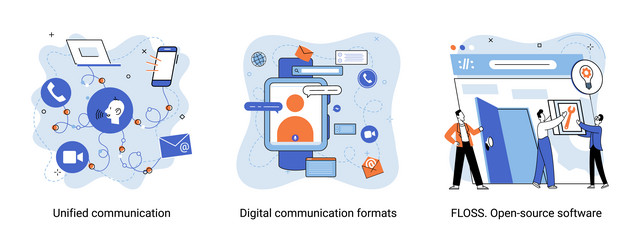 Word cloud of software related items digital Vector Image