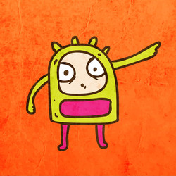 Alien Pointing Cute Vector Images (over 120)