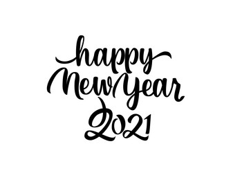 Happy New Year Cursive Vector Images (over 660)