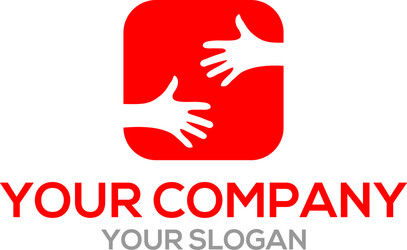 R hand logo design Royalty Free Vector Image - VectorStock