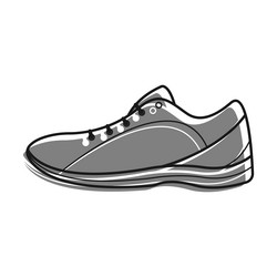 Running Shoe Sole Vector