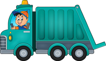 Dustcart Garbage Truck Vector Images (81)