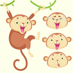 Monkey Emotions Vector Images (over 1,400)