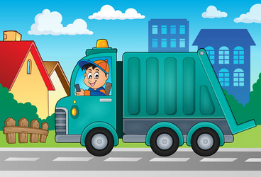 Dustcart Garbage Truck Vector Images (81)
