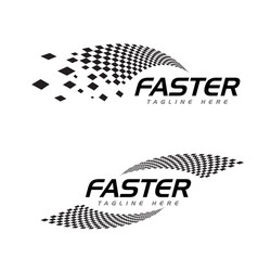 Racing flag car race sport auto rally grunge Vector Image