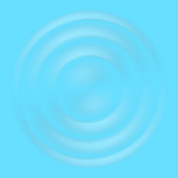 Water ripple effect top view realistic caustic Vector Image