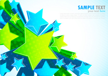 Grunge star background design Royalty Free Vector Image