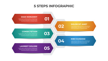 5 Steps Infographic Vector Images (over 27,000)