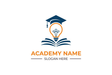 Education university college school learning logo Vector Image