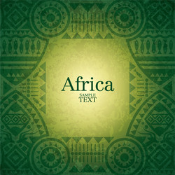 African background design Royalty Free Vector Image