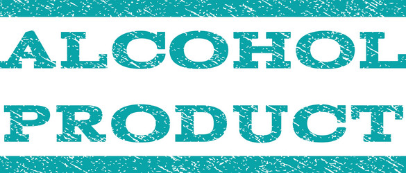 Alcohol product watermark stamp Royalty Free Vector Image