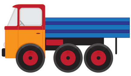 Cartoon toy wind up car Royalty Free Vector Image