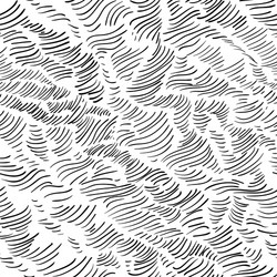 Seamless pattern of sand dunes Royalty Free Vector Image