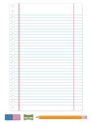 Lined Paper Vector