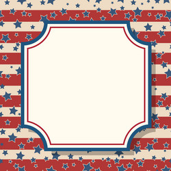 American patriotic background frame Royalty Free Vector