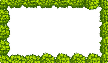 A nature leaf border Royalty Free Vector Image