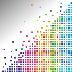 Colorful pixels background Royalty Free Vector Image