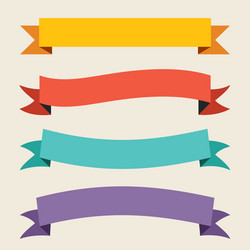 Ribbon and banner design Royalty Free Vector Image