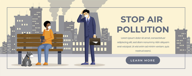 Improving air quality brochure template Royalty Free Vector Improving air quality brochure template Royalty Free Vector