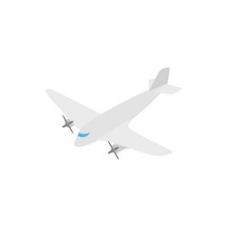 Airplane icon 3d Royalty Free Vector Image - VectorStock