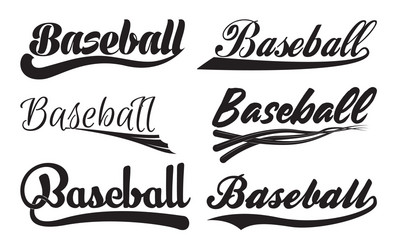 Baseball Swoosh Vector Images (over 350)